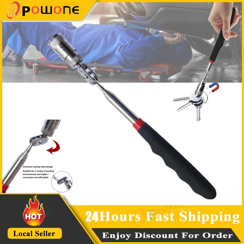Auto Repair Tools Retractable Magnetic Pickup Tool Adjustable Magnetic ...