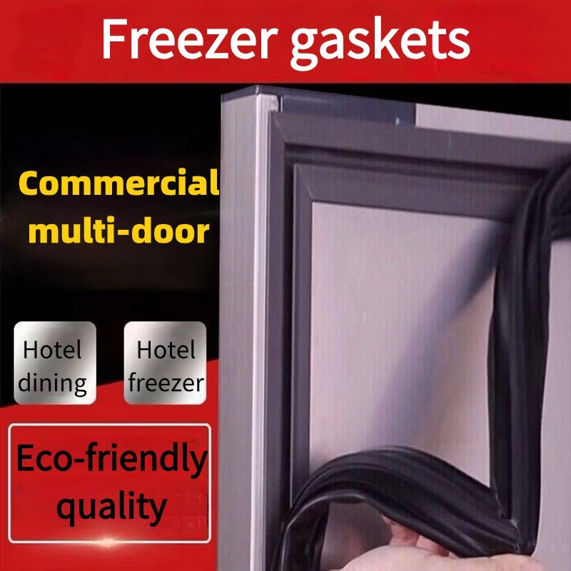 Gray household freezer sealing gasket magnetic sealing strip ...