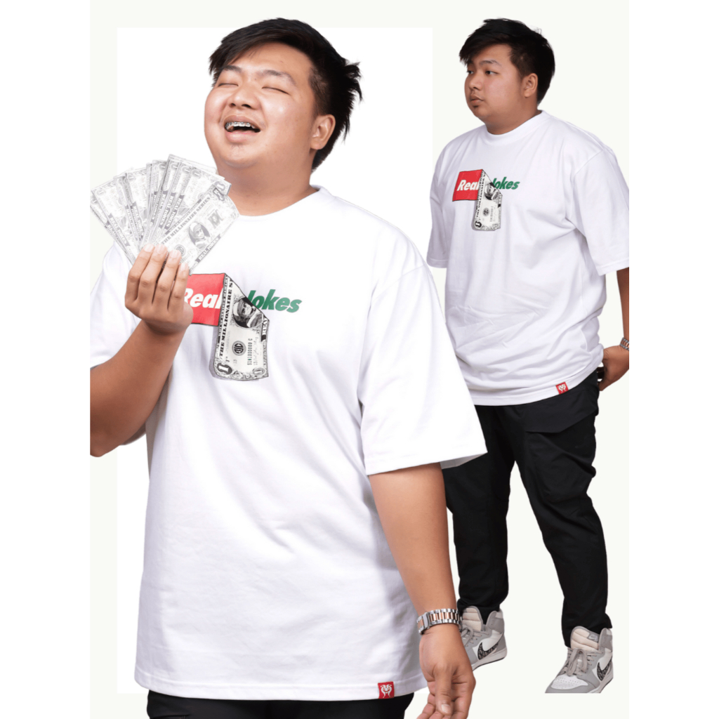 Real Jokes Clothing Sticker Money (White) | Shopee Philippines