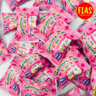 24 pcs Milk Rainbow Pie Crunch White Chocolate Coated Mallows with Rice ...