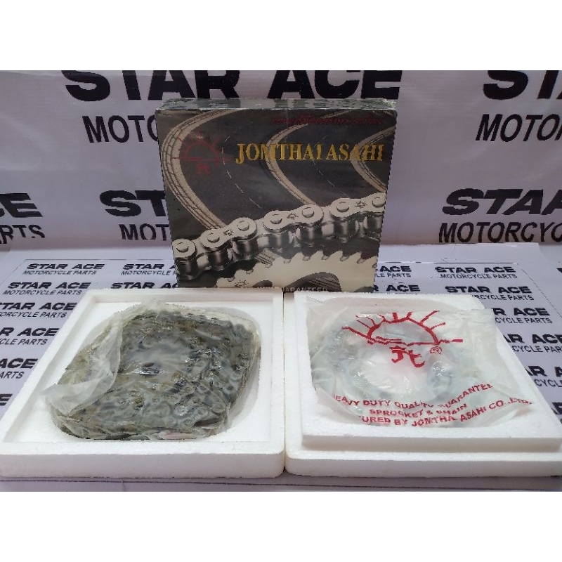 HONDA C100-DREAM/WAVE 110 SPROCKET SET WITH 428H 110L HEAVY DUTY CHAIN ...
