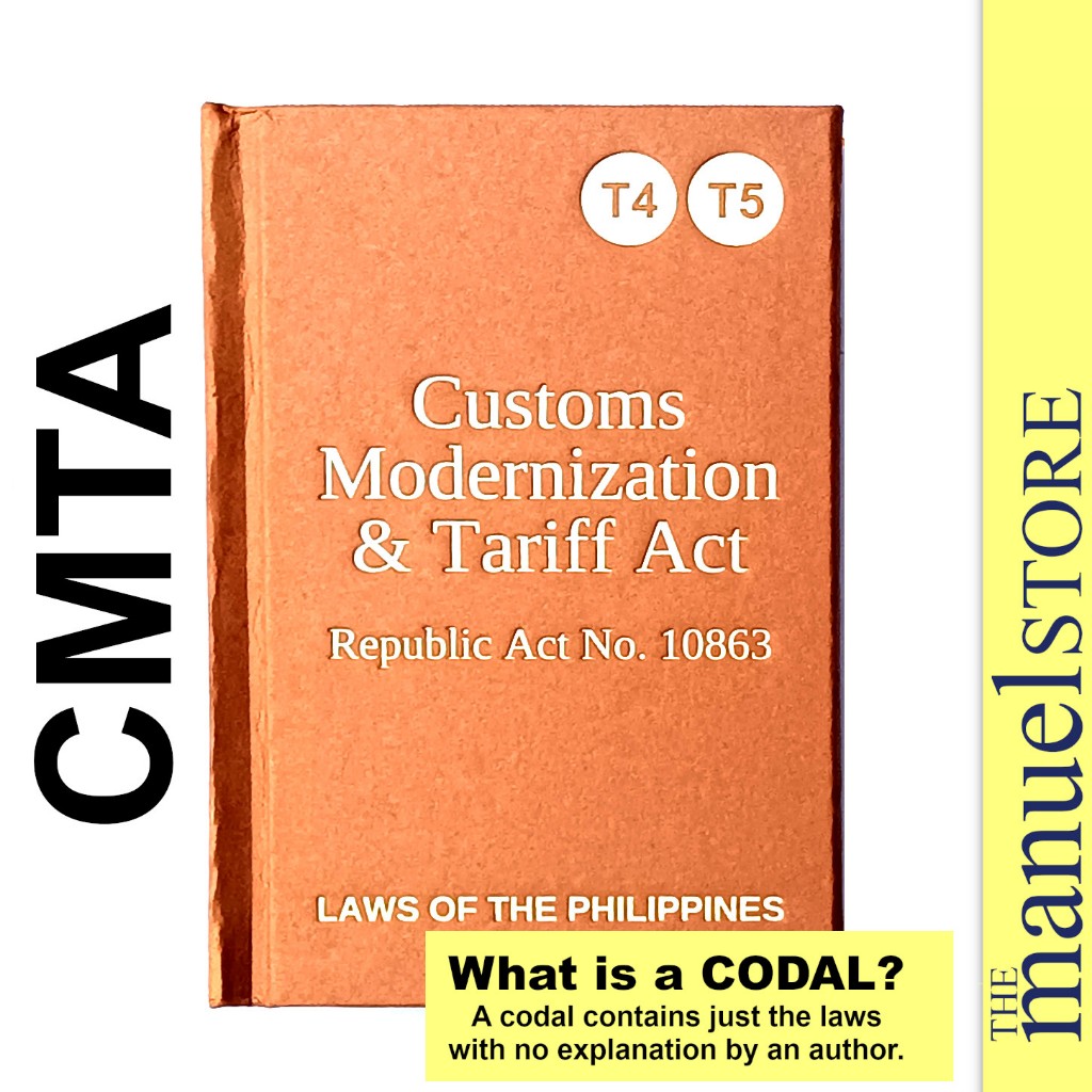 Pocket Codal (2024) Customs Modernization and Tariff Act (CMTA) Brokers ...
