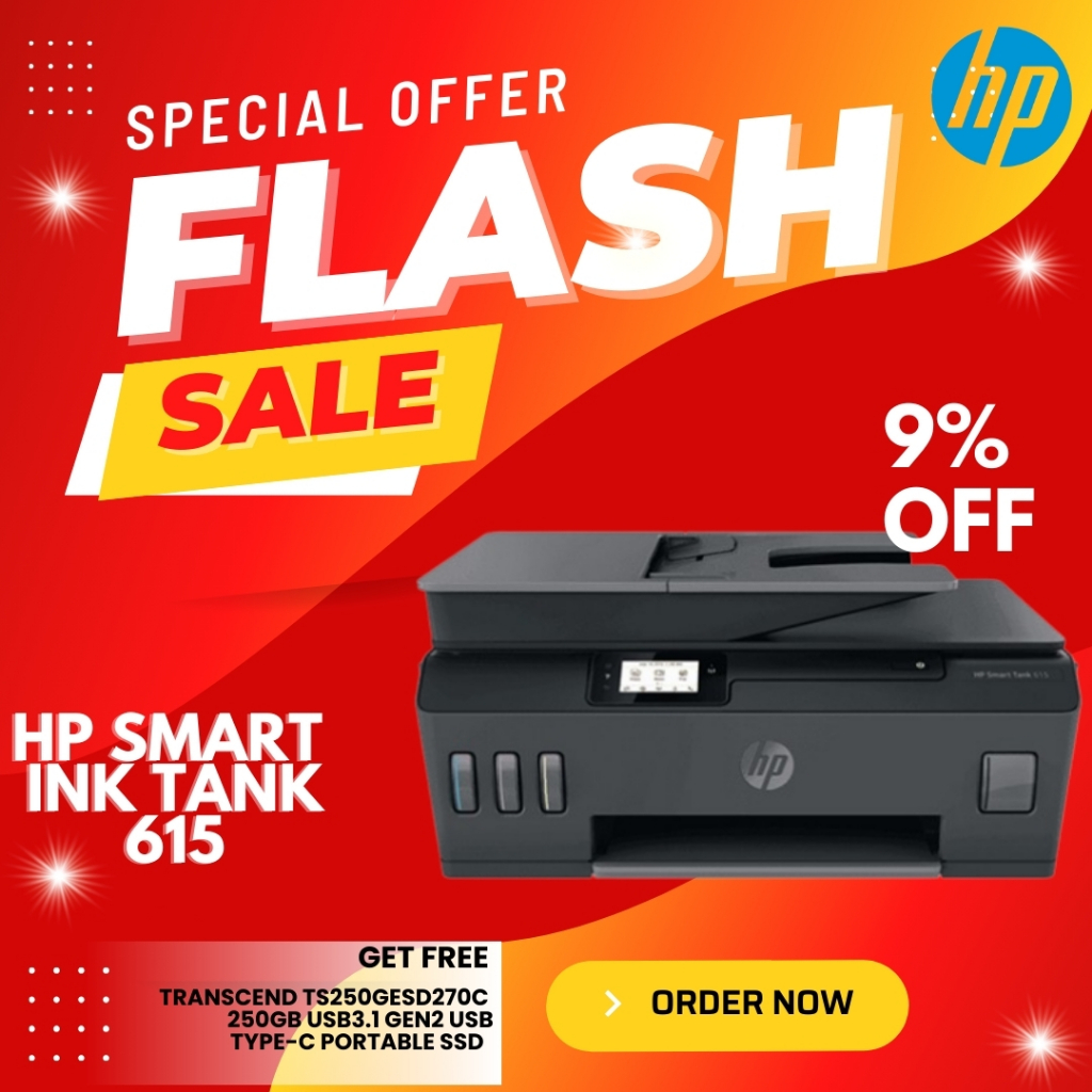 HP Smart Tank 615 4 in 1 Wireless w/ ADF Printer P/N: Y0F71A | Shopee ...