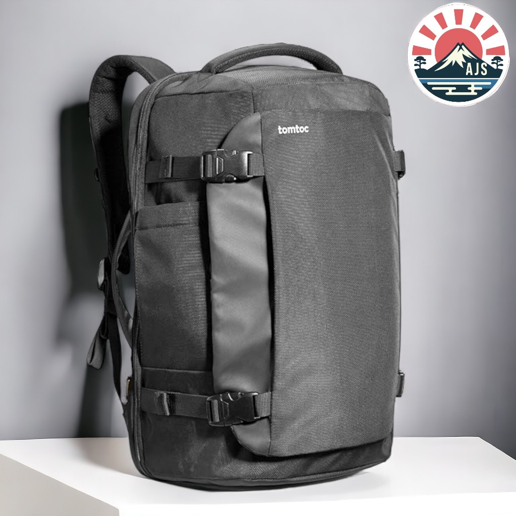 tomtoc T66M1D1 Travel Backpack Large Capacity 40L Black | Shopee ...