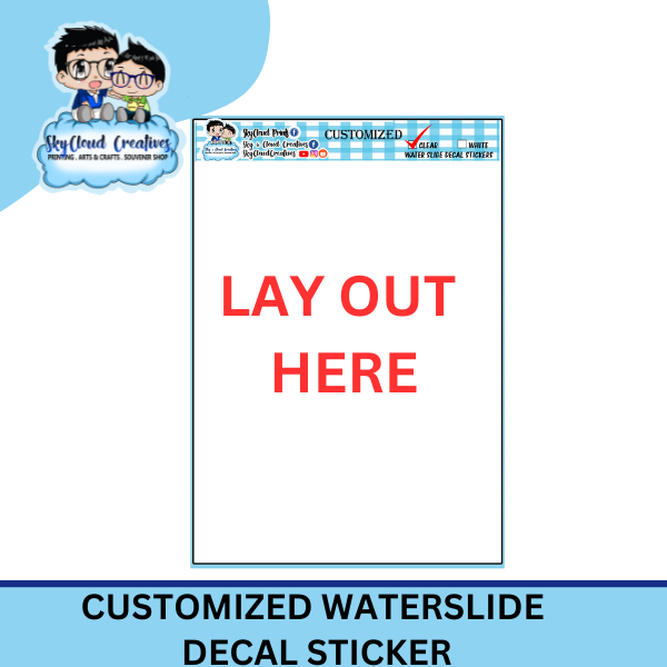 CUSTOMIZED WATER SLIDE DECAL STICKER | Shopee Philippines