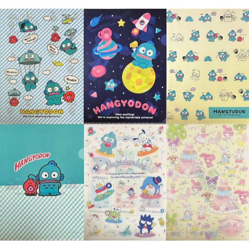 【Direct from Japan】Sanrio Plastic File Folders A4 Paper Storage ...