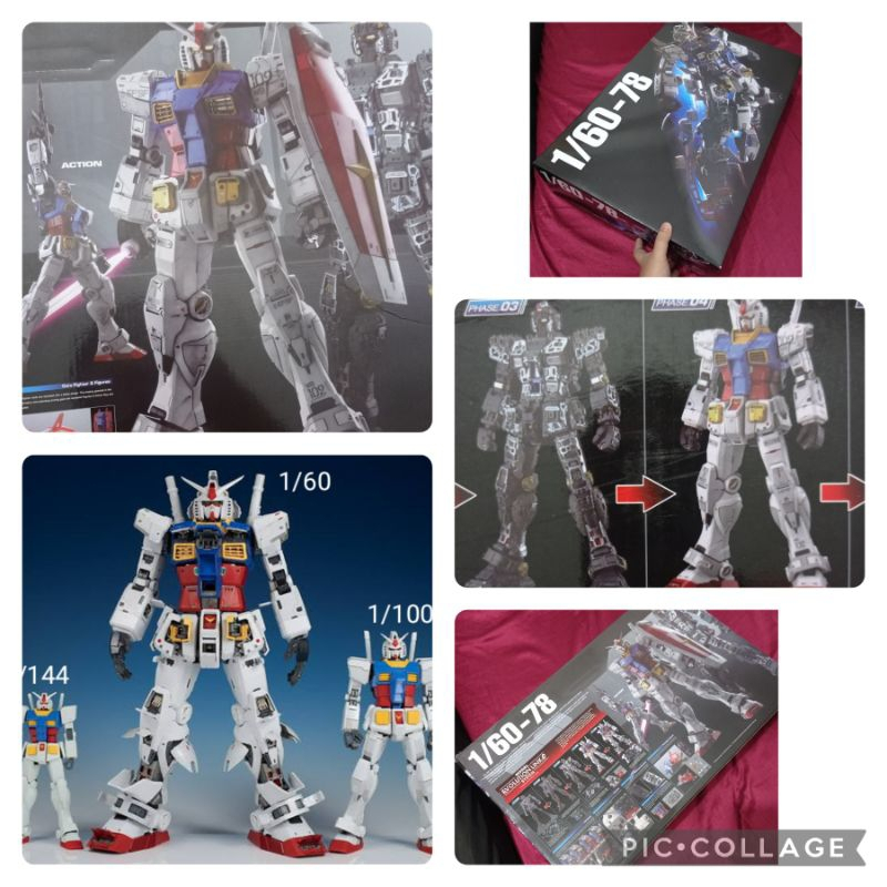 Daban Perfect Grade PG 1/60 Rx 78 Unleashed Gundam Mecha Robot Toys ...