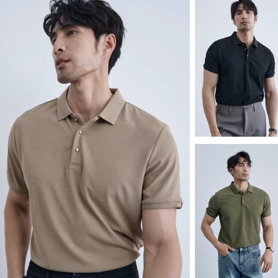 HUILISHI Men's Korean Classic Short Sleeve Polo | Shopee Philippines