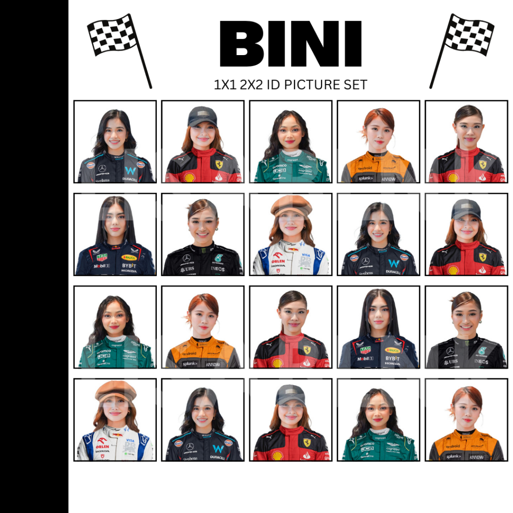 [Updated] BINI F1 ID Picture Set 1x1, 2x2 | Shopee Philippines
