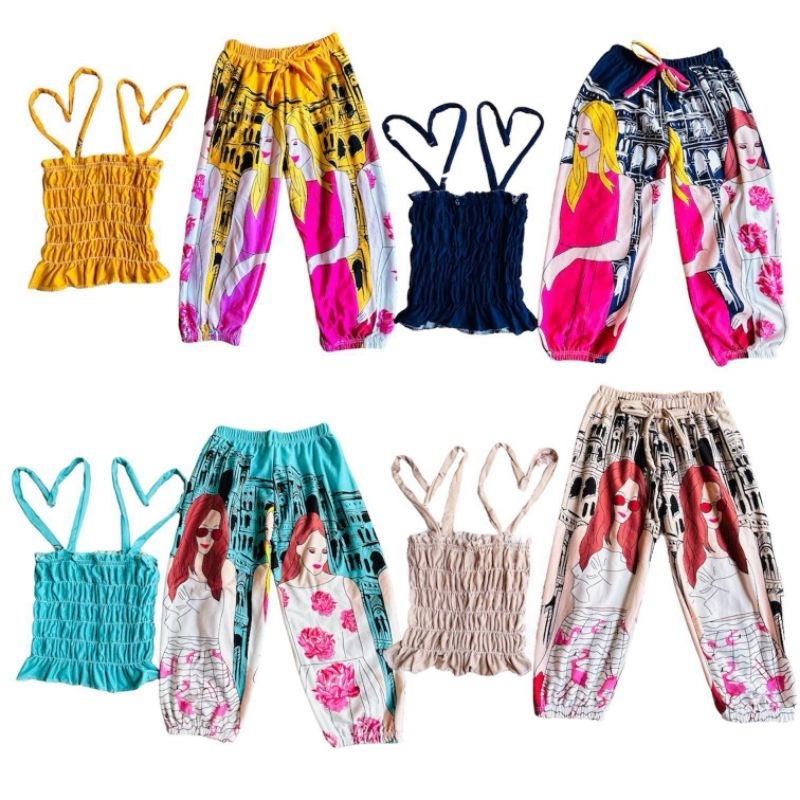 LARA Jogger Terno for Kids 1-3 years old Bankok inspired | Shopee ...