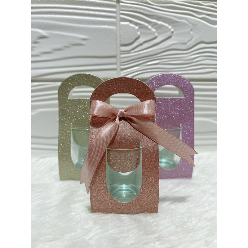 Holder/packaging only for shot glass souvenir (shot glass & ribbon not ...