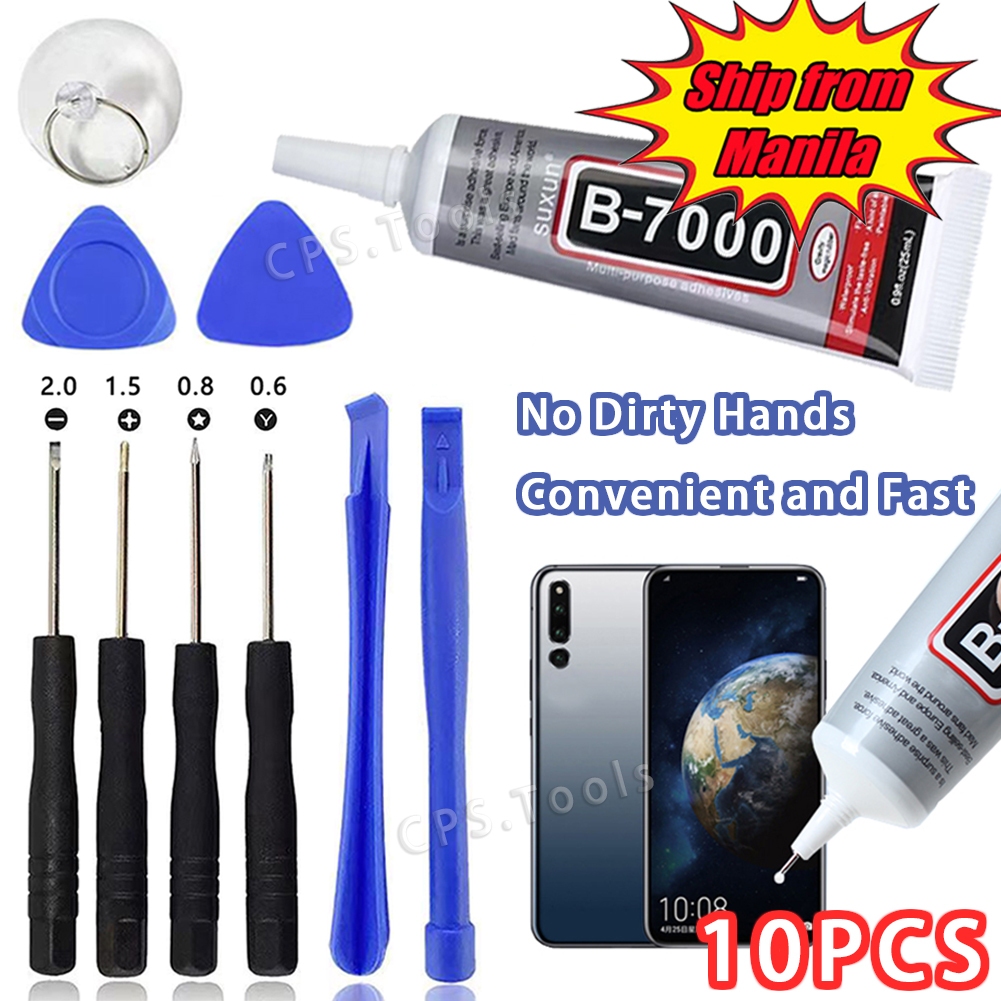 10Pcs B7000 Glue Multi Function Adhesive Epoxy Resin Glass Touch Screen ...