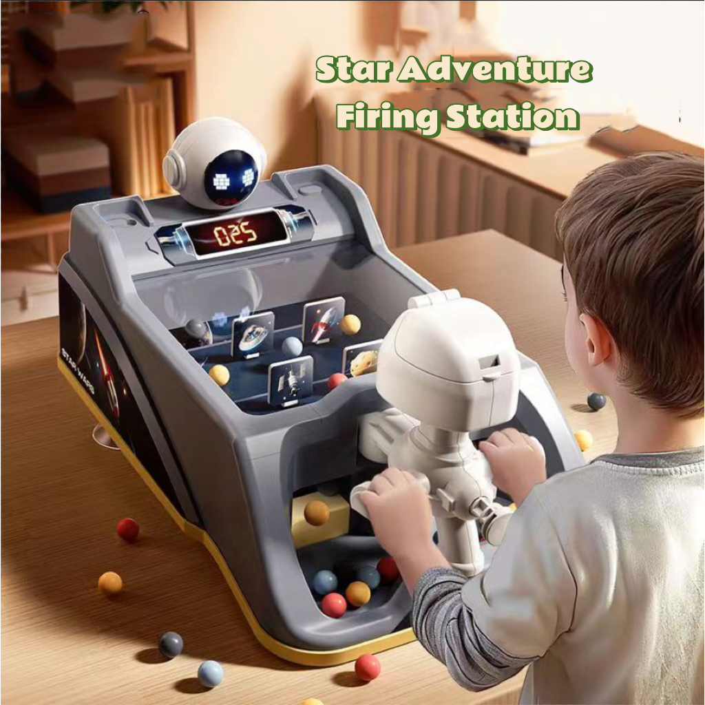 Children's Pinball Shooting Game Puzzle Tabletop Toy Target Shooting ...