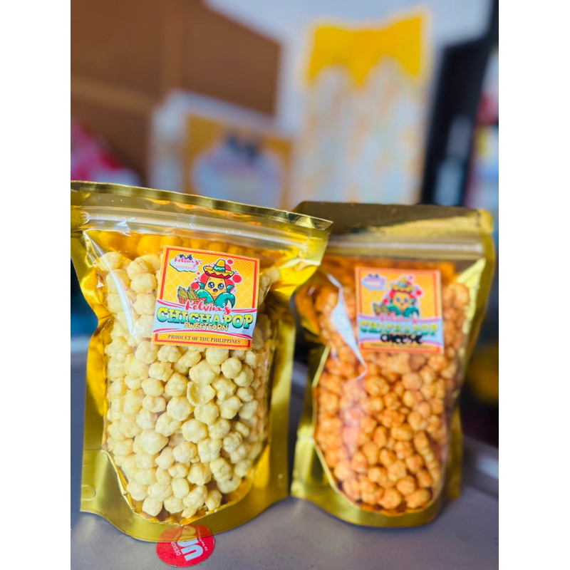 CHICHAPOP in ZIPLOCK KELVINs Sweetcorn and Cheese flavors | Shopee ...