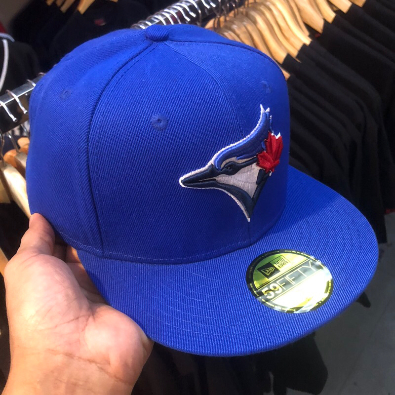 Closed cap fitted cap Blue Jays blue high quality | Shopee Philippines