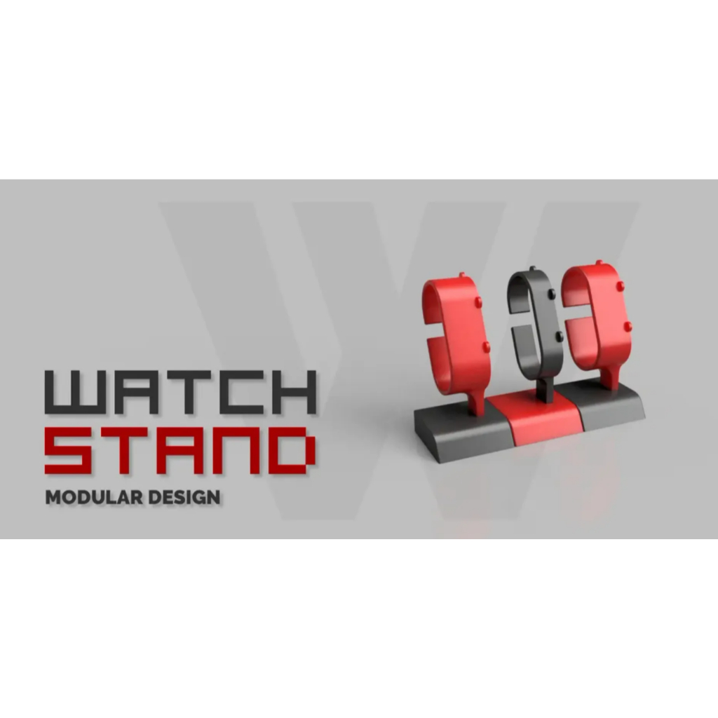 Modular Watch Stand with Anti Skid Rubber Collect & Connect Various ...