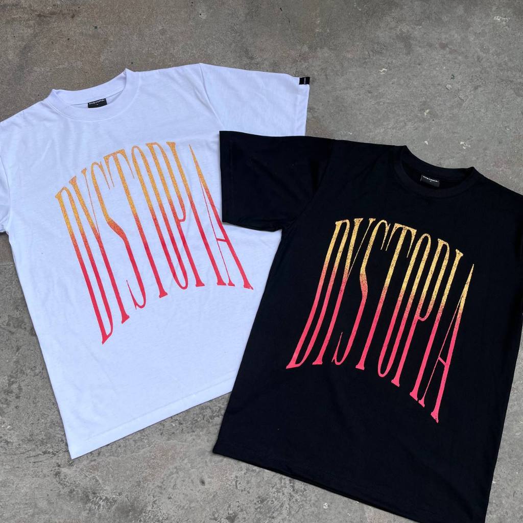 Dystopia® "Big Logo Gradient" Black & White Colorway | Shopee Philippines