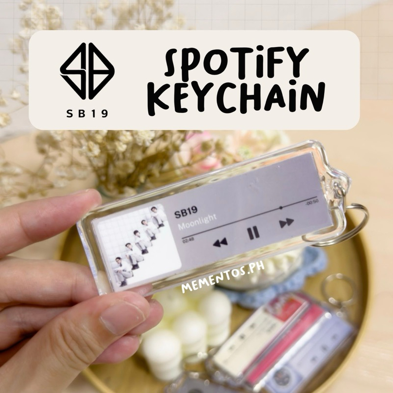 SB19 Keychain Spotify Keychain with Scannable Code | Shopee Philippines