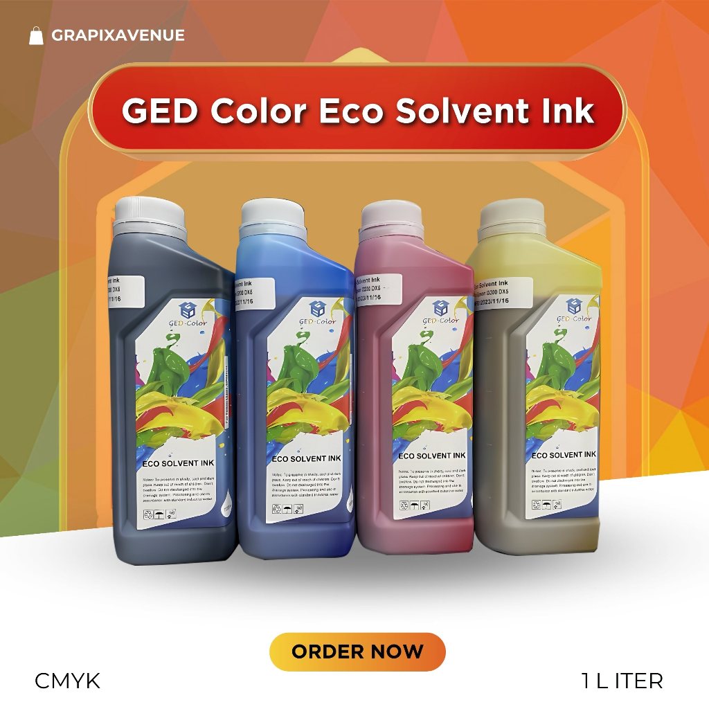GED Color ECO SOLVENT INK FOR LARGE FORMAT PRINTER | Shopee Philippines
