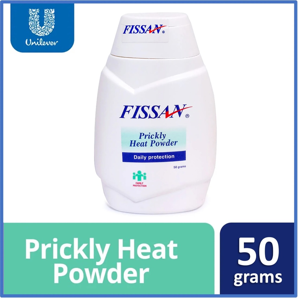 Fissan Prickly Heat Cooling Powder Daily Protection (with Talc) - 50 g ...