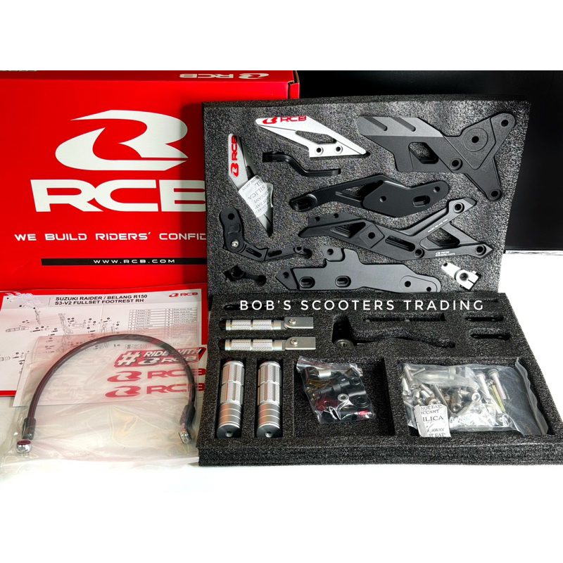 RCB S3-V2 Footrest Full Shifter Raider 150 Carb & Fi | Shopee Philippines
