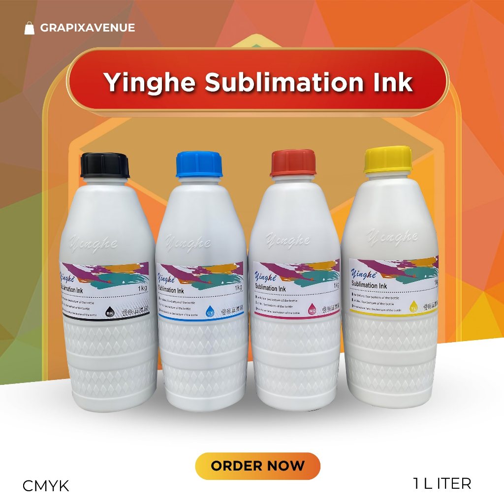 Yinghe Sublimation Ink for Large Format Printer 1 Liter | Shopee ...