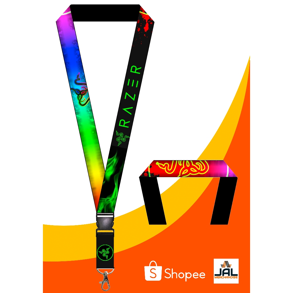 RAZER Design ID lace ID Lanyard | Shopee Philippines