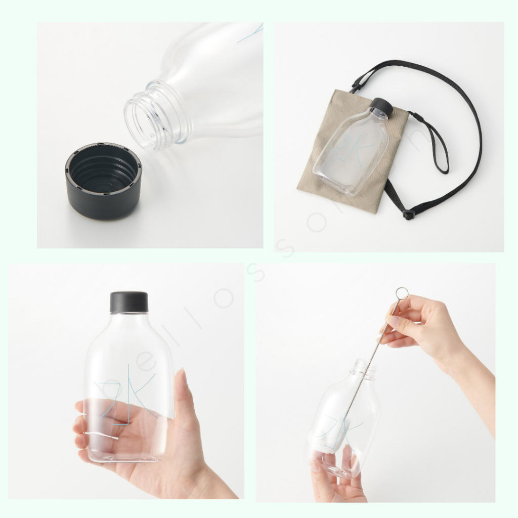 muji Water bottle, travel size water bottle, liquid container, liquid ...