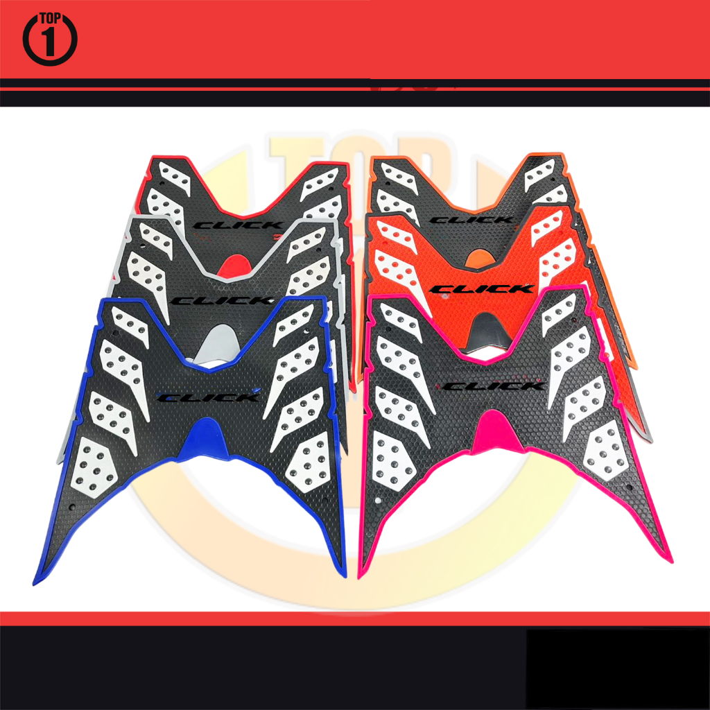 Top1 Motors Rubber Matting footboard For Honda Click 125i/150i ...