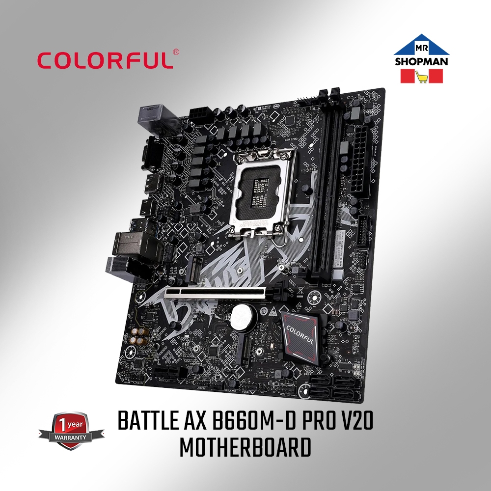 Colorful Battle AX B660M D Pro V20 DDR4 Motherboard | Shopee Philippines