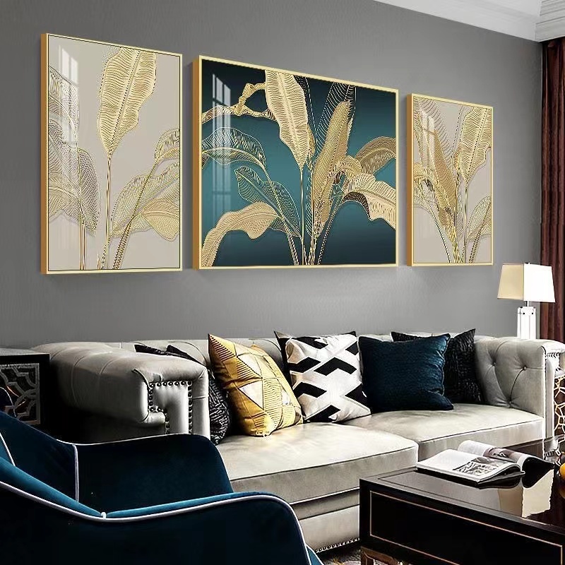 Modern Mural 3 Pcs Frame Deocration Wall Art Decor Living Bedroom Room ...