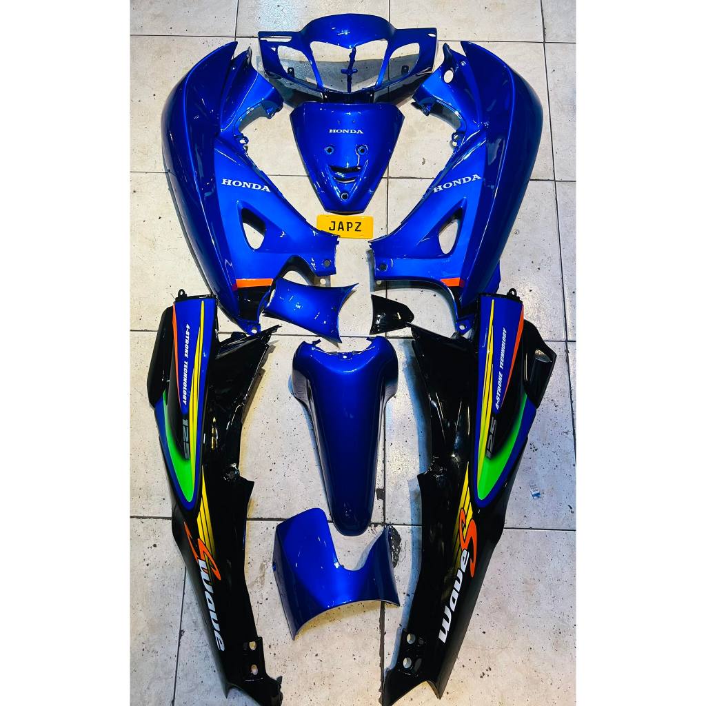 HONDA WAVE 125S FAIRINGS SET TULISAN (LIMITED EDITION) FREE JRP HANDLE ...