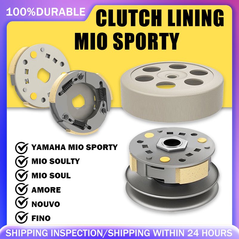 POWER Clutch Lining Mio Sporty Assembly with Bell and Torque Drive ...