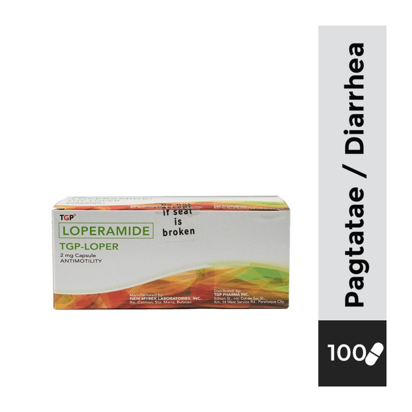 LOPERAMIDE (LOPER) 2MG CAPSULE (1 BOX) | Shopee Philippines
