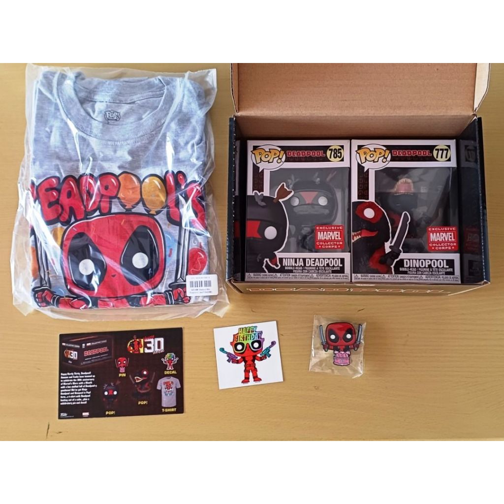 Funko Marvel Collector Corps Subscription Box - Deadpool Set (Medium ...