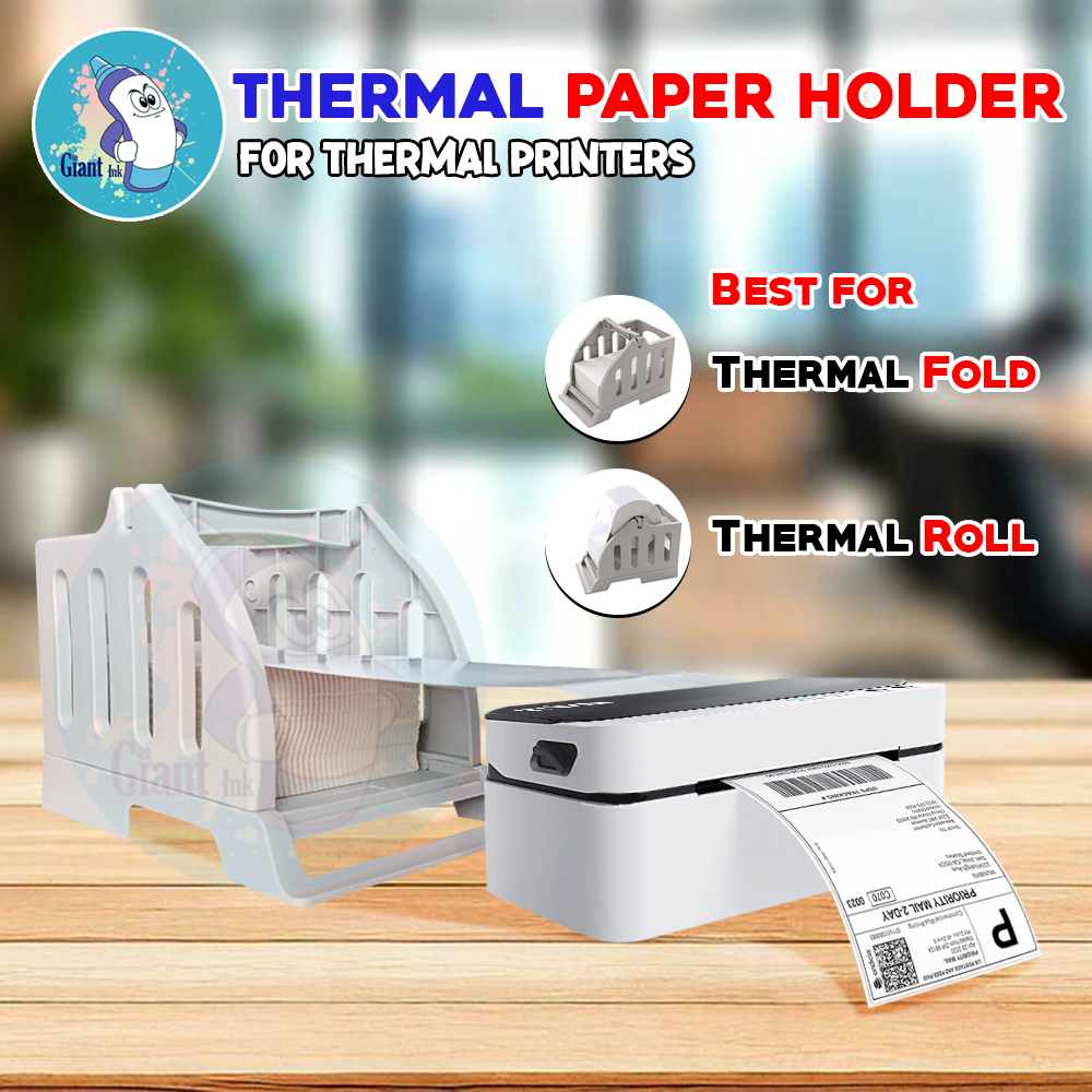 External Label Roll Holder Thermal paper | Shopee Philippines