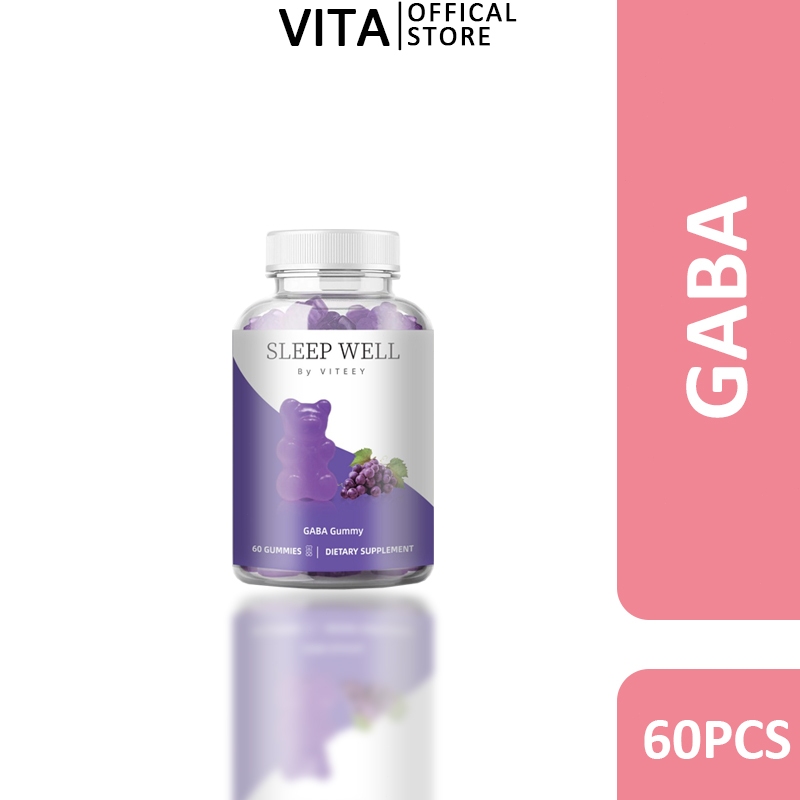 VITA Sleep GABA Gummy Health Beauty Melatonin Gummies Relieve Stress ...