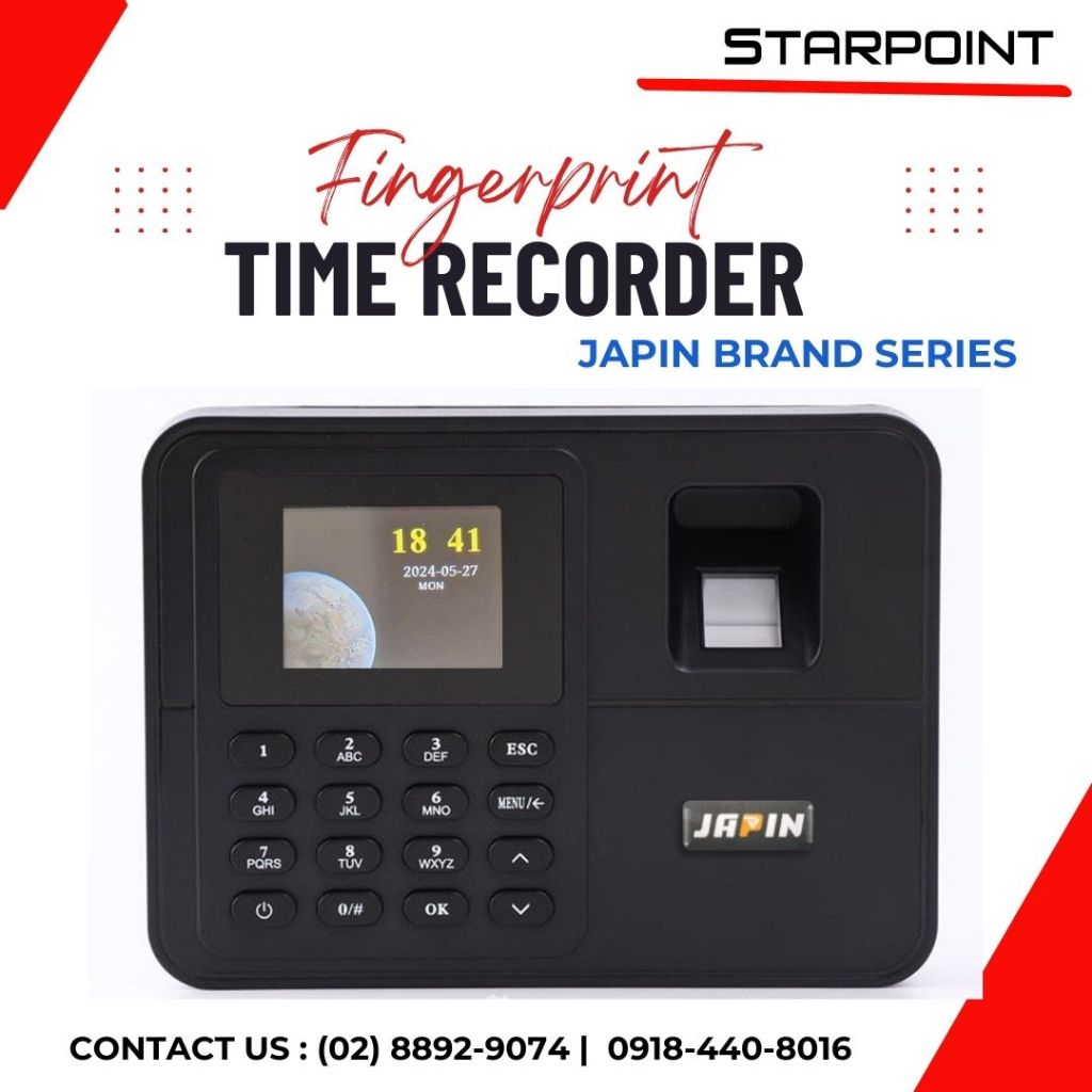 Biometric Machine | Time Recorder | Time Attendance Machine | Time ...
