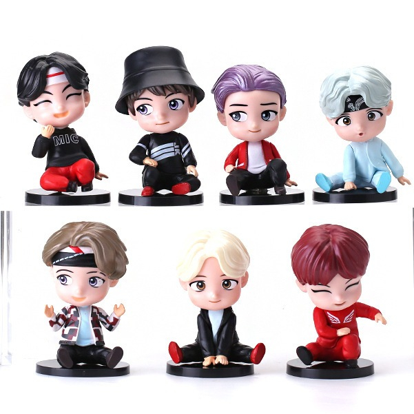 FIGURE SET BTS SET B 7IN1 FSBTS702 (7CM) | Shopee Philippines