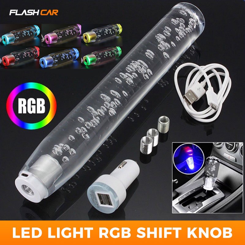 10/15/20/35CM Gear Shift Knob Universal LED Crystal Lever Kambyo For ...