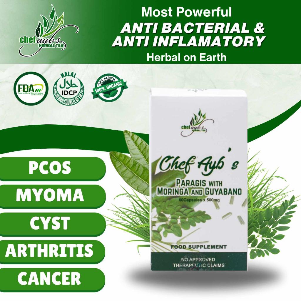 Chef Ayb’s Paragis with Moringa and Guyabano Capsule | Shopee Philippines