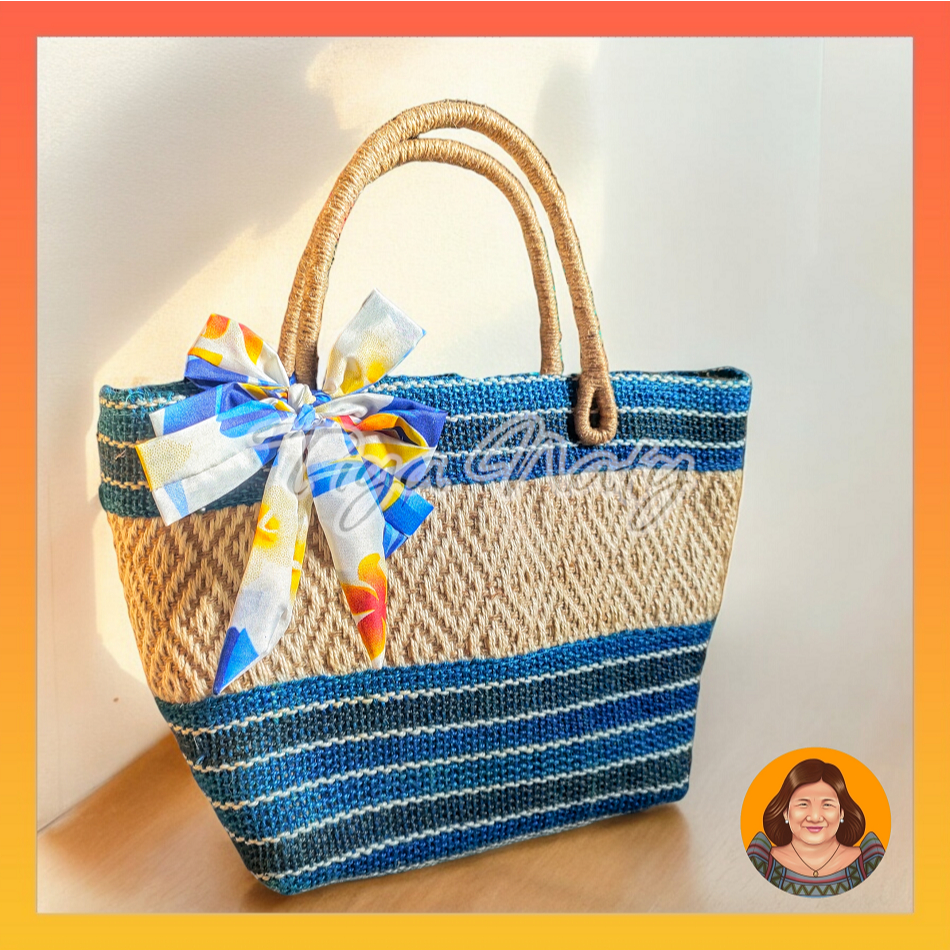 TIYA NATY Native Handwoven Abaca abaka bag for woman fashion shoulder ...
