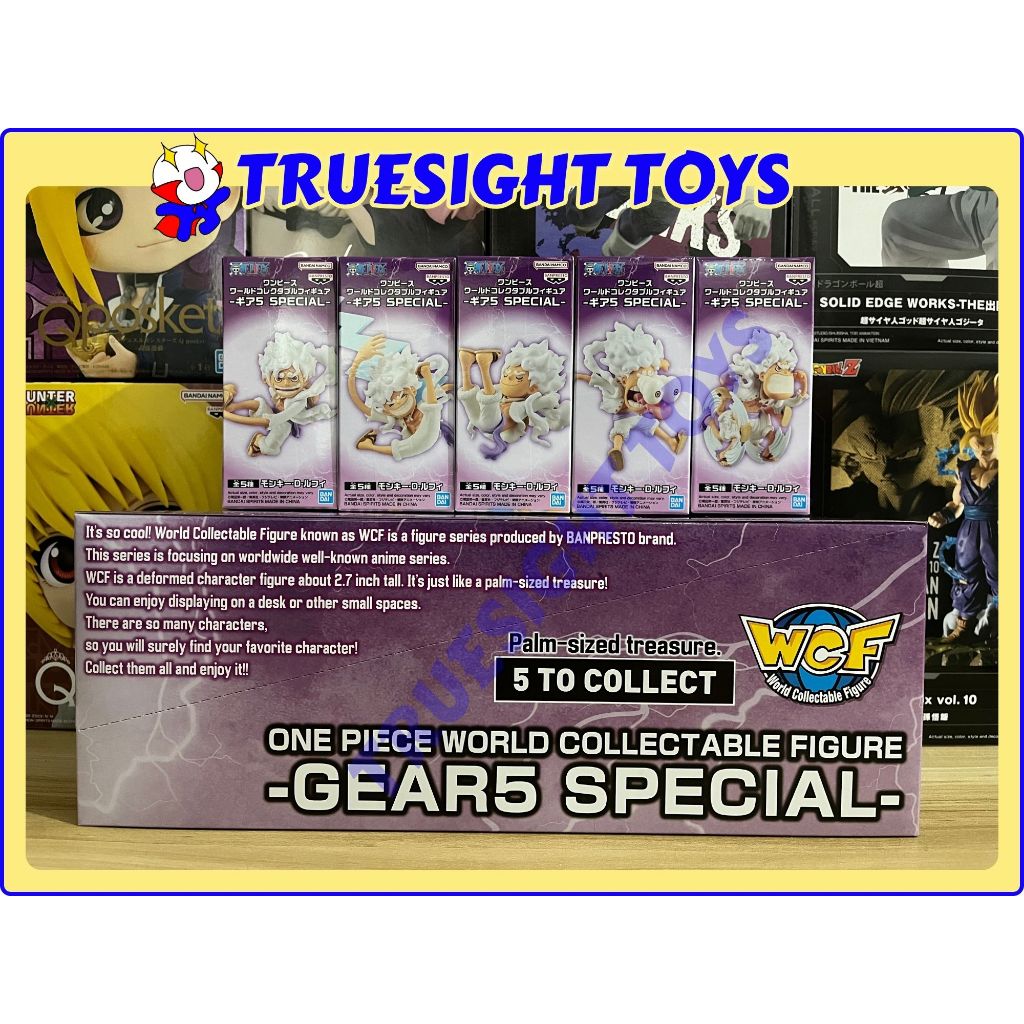 Banpresto WCF World Collectable Figure One Piece Monkey D Luffy Nika ...