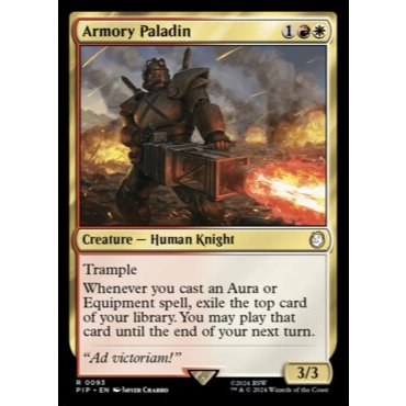 Armory Paladin - Universes Beyond: Fallout (PIP) - MULTI | Shopee Philippines