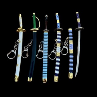 16cm Anime keychain One piece keychain zoro sword keychain sword toy ...