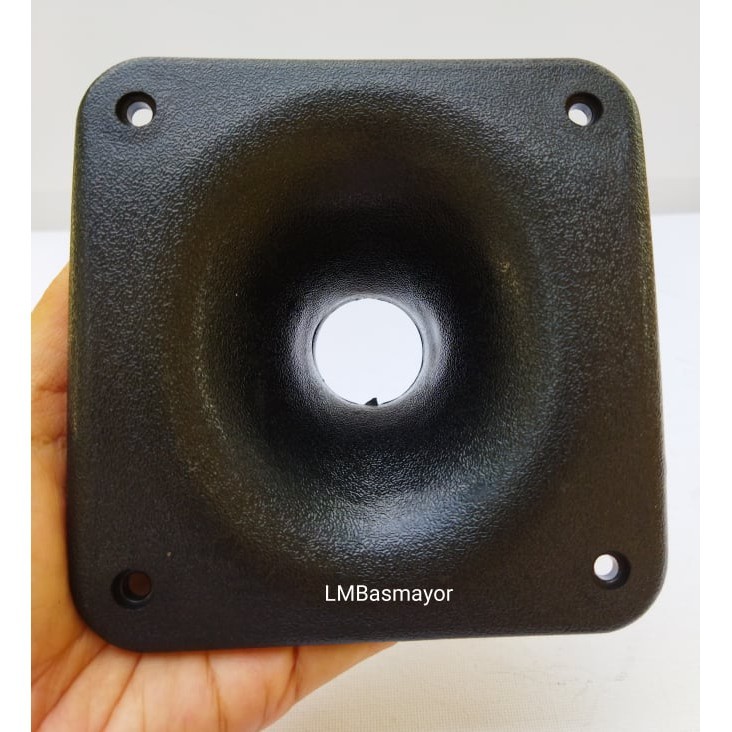 HT8 4 3/4" x 4 3/4" Small Horn Tweeter for Speaker Box Thread Type ...