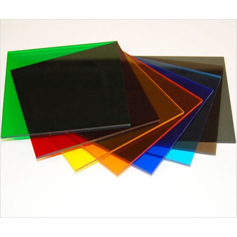 Custom Cut Acrylic Sheet Transparent Colored ( #4 - 12 ) | Shopee ...