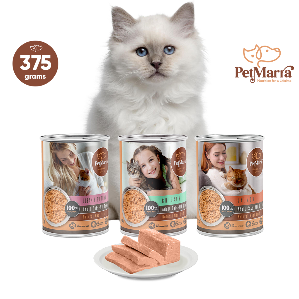 PetMarra Natural Meat Loaf Adult Cat Wet Food Can Oceanfish Tuna ...