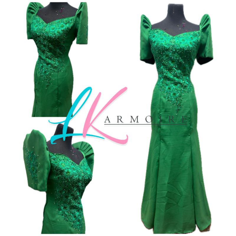 Modern filipiniana Mestiza Dress Pang Ninang | Shopee Philippines