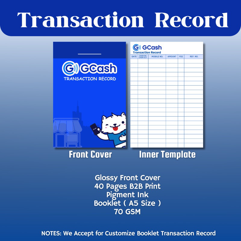 Gcash Transaction Record | Transaction Slip | Qr Code | Shopee Philippines